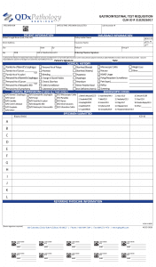 QDx Pathology Requisitions: Order Pathology Tests Easily